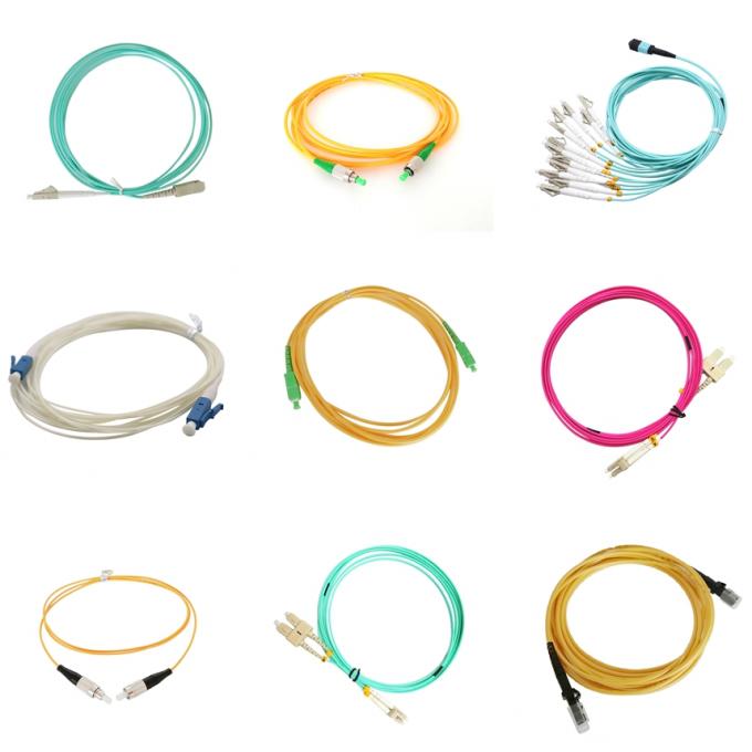 Low Insertion Loss Lc To Lc Fiber Patch Cable Single Mode Duplex